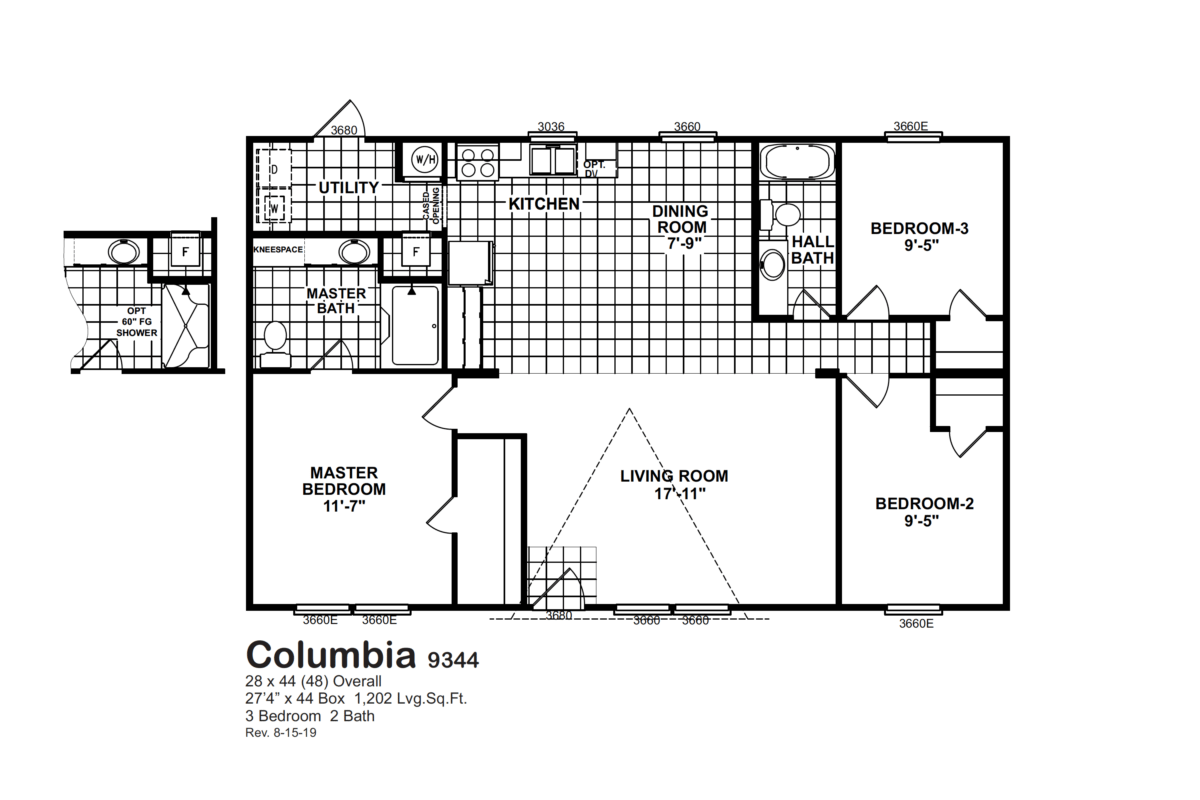 Meridian Nexus Columbia Plus | 3BR/2BA 1202 SQ. FT Starts at $105k ...